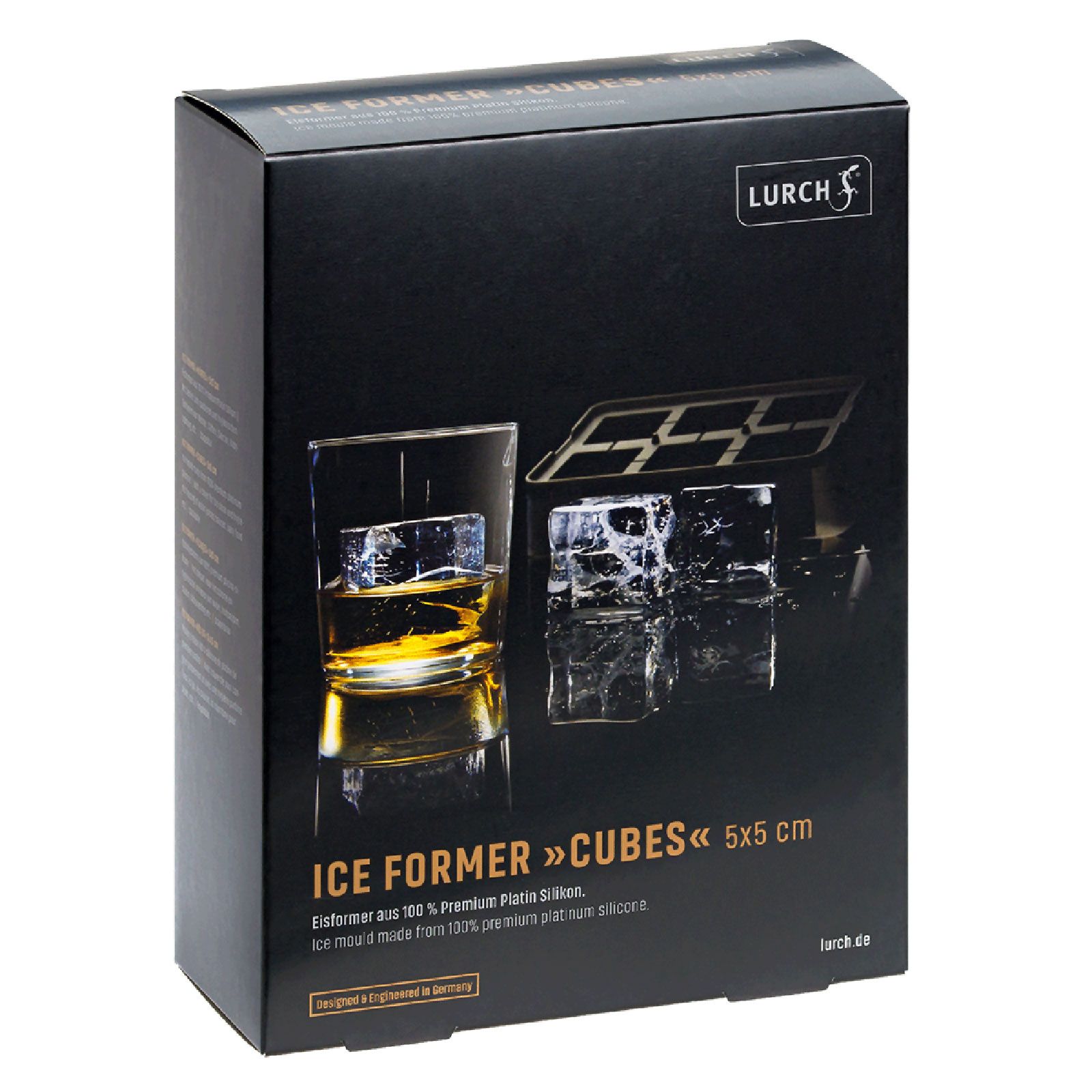 Lurch ICE FORMER Würfel 5x5cm schwarz | 100132773